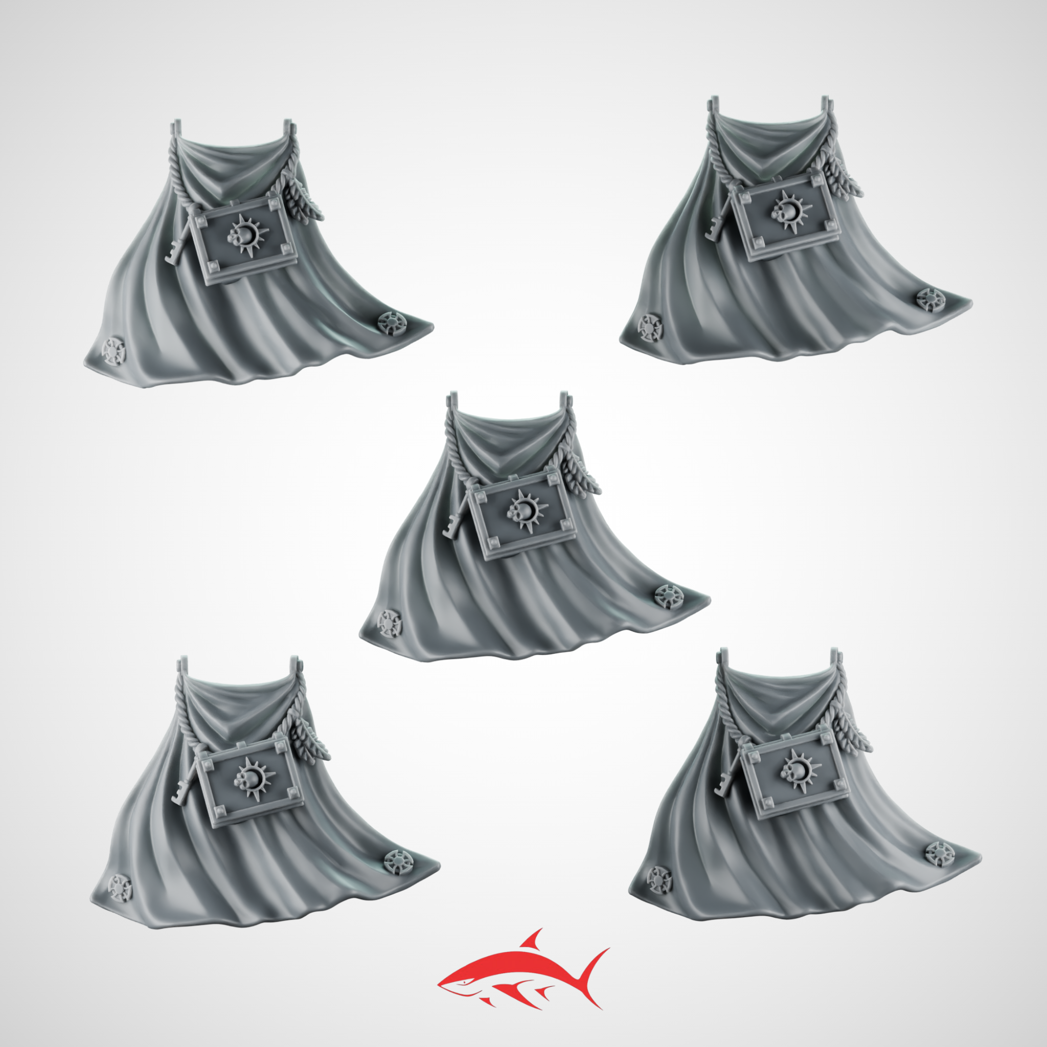 SET 1- Black Crusader Cloak With Cross And Chains - Bits Ultra HD 14K ...
