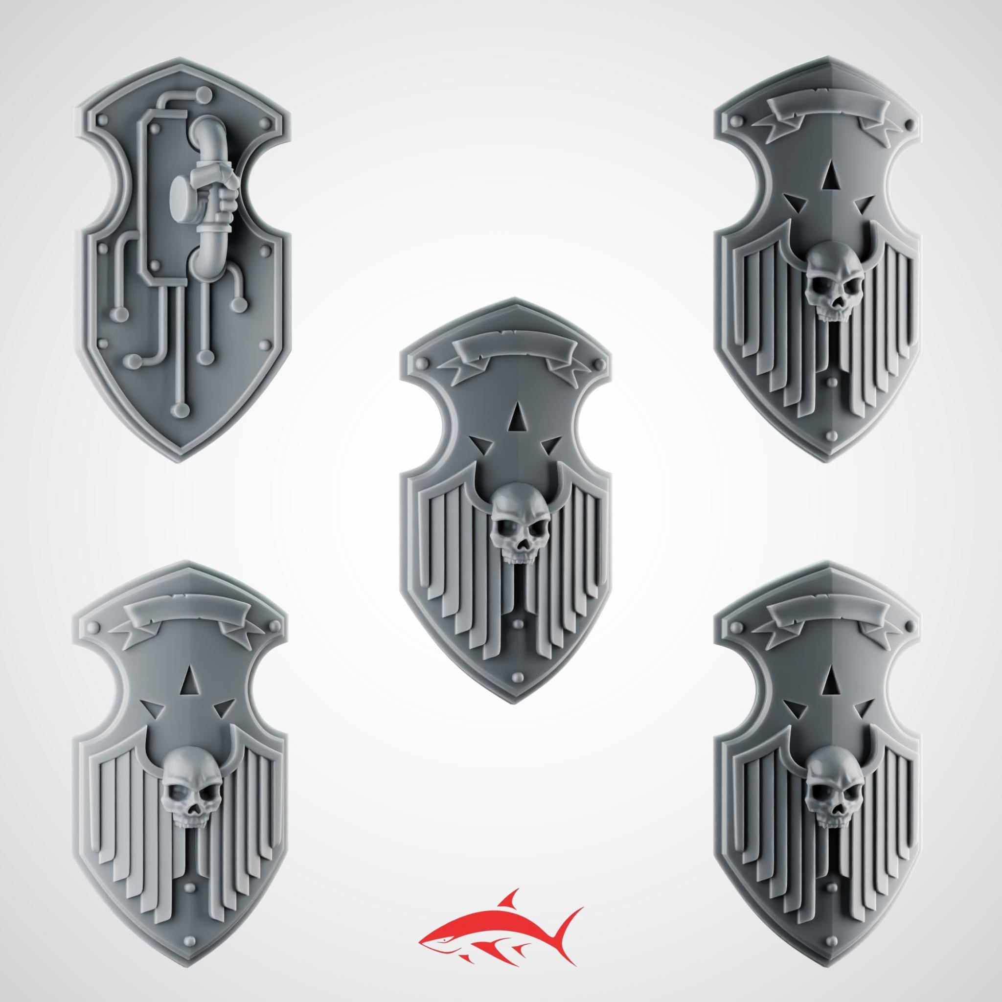 5 Shields– Massive Battle Shields Generic Melee Weapons Bits Ultra HD ...
